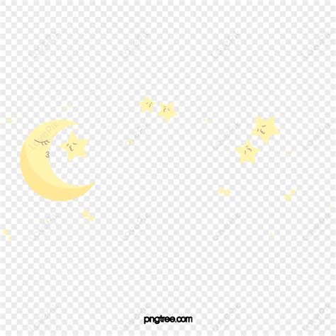 만화 일러스트 귀여운 부리 스타 달 장식 아름다운 초승달 Png 일러스트 무료 다운로드 Lovepik