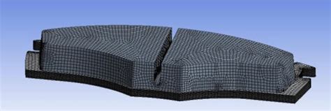 Brake Block Meshing Figure 6 The Application Of Boundary Conditions Download Scientific Diagram