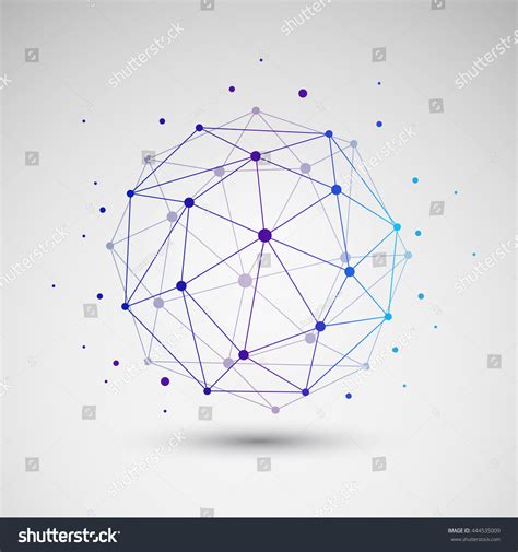 Colorful Minimal Cloud Computing Digital Networks Stock Vector Royalty