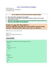 Unit Graded Problem Set Template Doc Unit Graded Problem Set Template Fallon Robertson