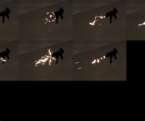 Artstation Ue5 Stylized Muzzle Flashes Vfx Pack Game Assets