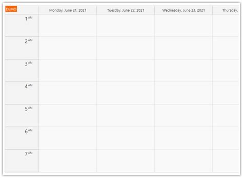 Asp Net Timetable Tutorial C Vb Net Sql Server Daypilot Code