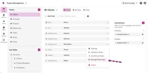 Field Type Conversions