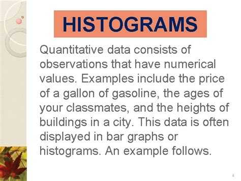 Histograms What Is The Difference Between Quantitative Data