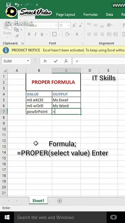 Learn Proper Formula Youtube