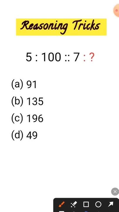 Number Analogy Reasoning Shorts Viralshorts Railway Ssc
