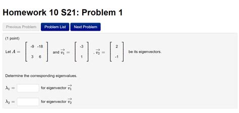 solved homework 10 s21 problem 1 previous problem problem