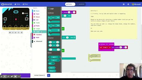 Microbit Writing A Variable Bbc Microbit Youtube