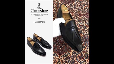 남자수제화 남자구두 조앤슈 오베르 롱테일 로퍼 블랙 Youtube