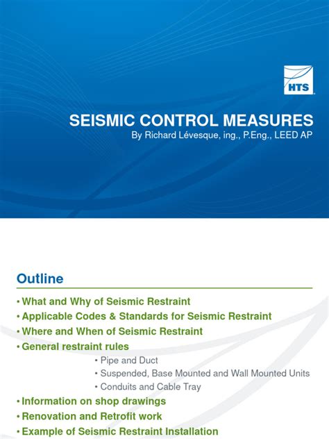 Seismic Control Measures 2015 Pdf