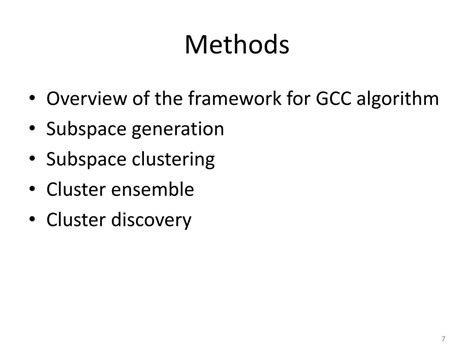 Ppt Graph Based Consensus Clustering For Class Discovery From Gene Expression Data Powerpoint