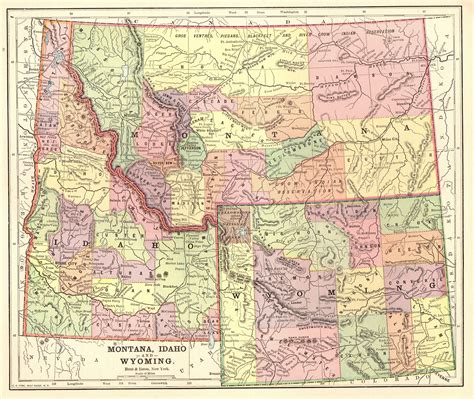 Wyoming Idaho Road Map At Inez Smith Blog
