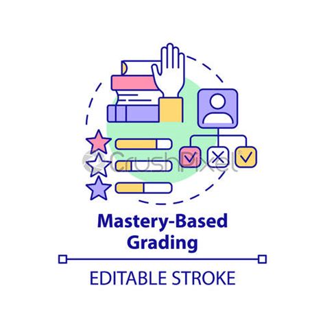 Mastery Based Grading Concept Icon Stock Vector 5043552 Crushpixel