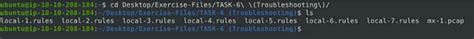 Tryhackme Snort Challenge — The Basics — Task 6 Troubleshooting Rule