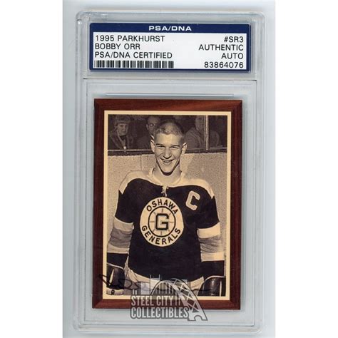 Bobby Orr 1995 Parkhurst Autographed Rookie Card Sr3 Psadna 500