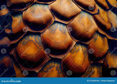 Dinosaur Skin Texture Seamless Pattern Vector