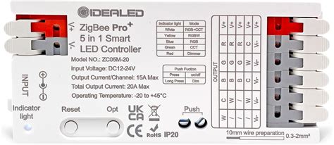 Zigbee 3 0 Pro Smart Led Controller 5 In 1 2 4ghz Wifi Pwm Led Controller 20a Max