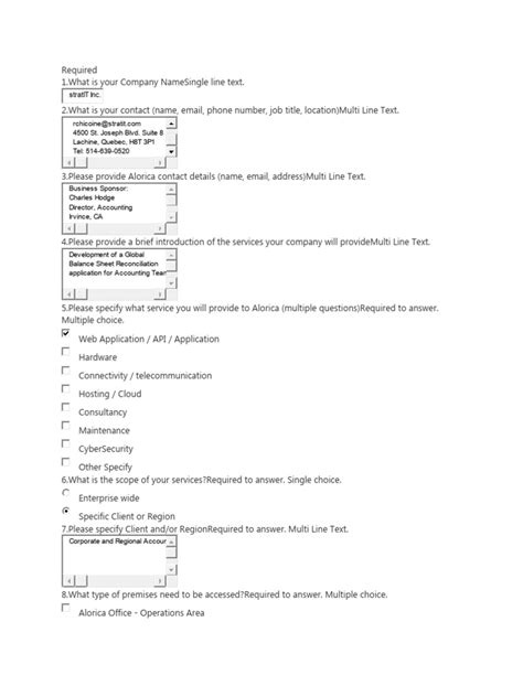 Vendor Cyber Security Questionnaire Pdf Computers