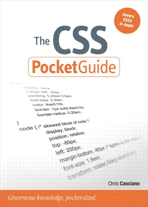 Css Pocket Guide The Peachpit