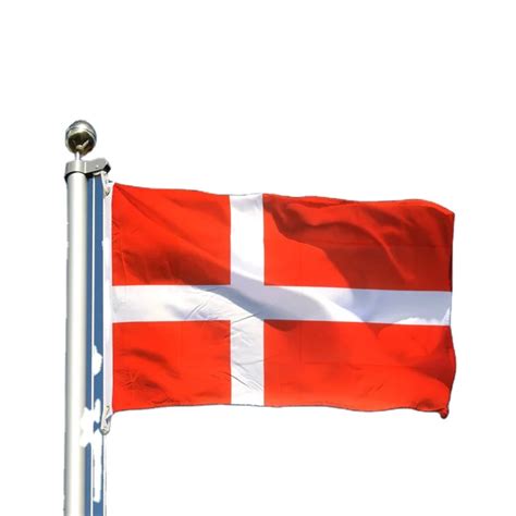 Red White Flag Cross