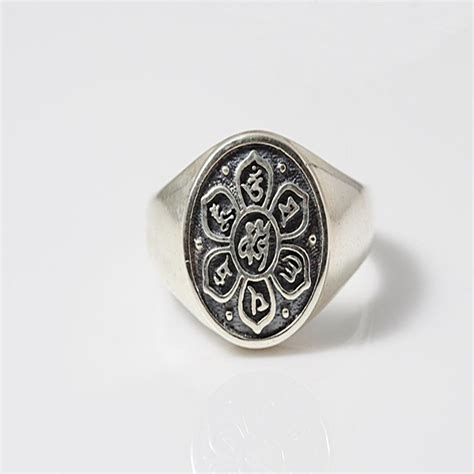 만자 불교 은반지 925실버 남자 여자 선물 남여공용 헬로마켓