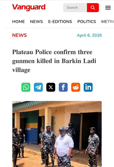 A Statement Signed By Sp Alfred Alabo The Spokesman Of The Police