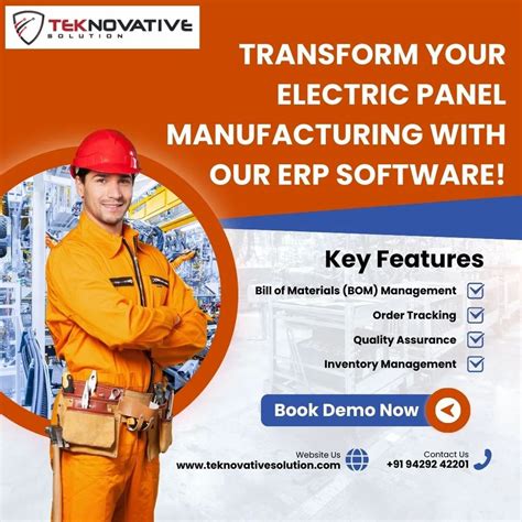 Online Cloud Based Electric Panel Manufacturer Erp Software Control