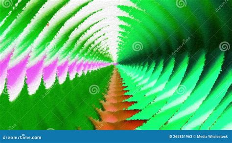 Green Hypnotizing Background Motion Rotating In A Circle Lines