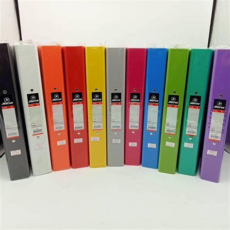 แฟ้ม 2ห่วง A4 สัน 3 5 ซม ตราม้า แฟ้มเก็บเอกสาร H 335 สี สวยสด พร้อม