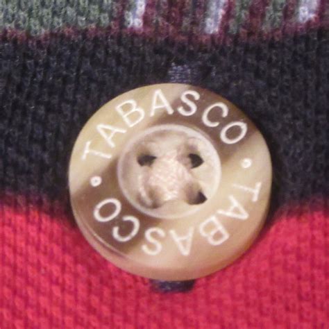 Vtg Tabasco Sauce Golf Polo Shirt Mcillheny Sportswea Gem