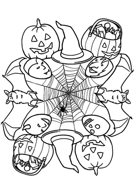 프린트도안 할로윈데이 다양한 색칠공부 Pdf 네이버 블로그