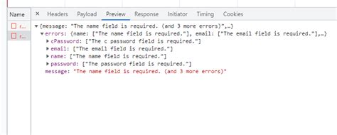 422 Unprocessable Content Shouild Come In Axios Response By Laravel