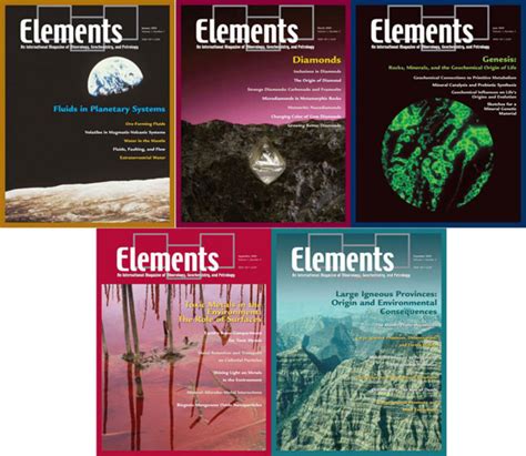 The Geochemical Society Elements Magazine