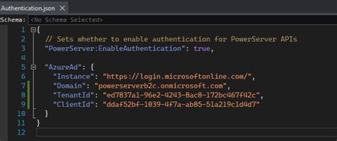 Modifying The Authentication Template PowerServer 2025 Help