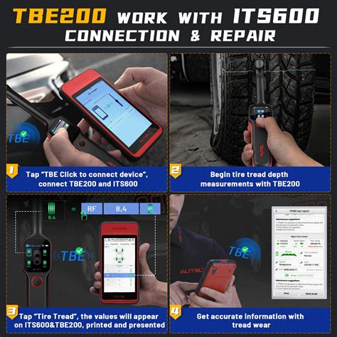 Autel MaxiTPMS ITS E TPMS Relearn Tool Plus MaxiTPMS TBE Tire Brake Examiner