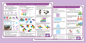 Manipulate Compose And Decompose EYFS Twinkl