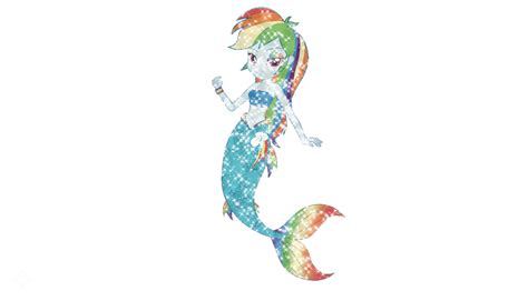 Rainbow Dash As A Crystal Mermaid By Technotrolllover On Deviantart