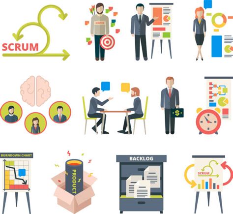 Scrum Team Illustrations Royalty Free Vector Graphics And Clip Art Istock