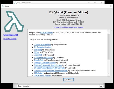 Linqpad 6 For Net Core 3 Preview Now Available Page 2 — Linqpad