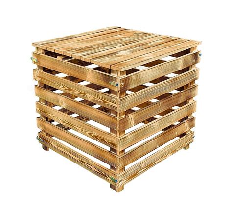 Wooden Composter With Lid 510 L Compost Container With Hinged