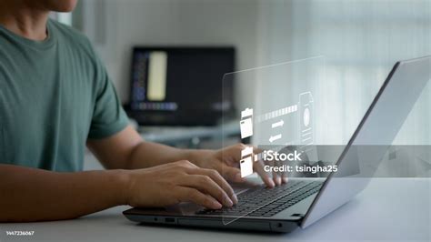 Data Transfer Concept Ftp Files Receiver And Computer Backup Copy File Sharing Isometric Digital