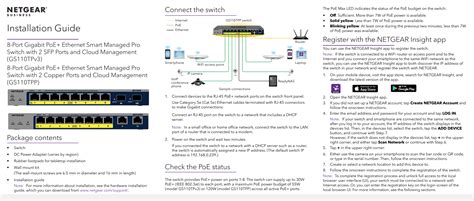 GS110TPv3 GS110TPP Installation Guide Smart Managed Pro Switch NETGEAR