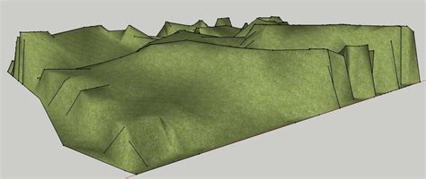 Creating A Topography Mesh From Flat Contours In Sketchup Tutorial