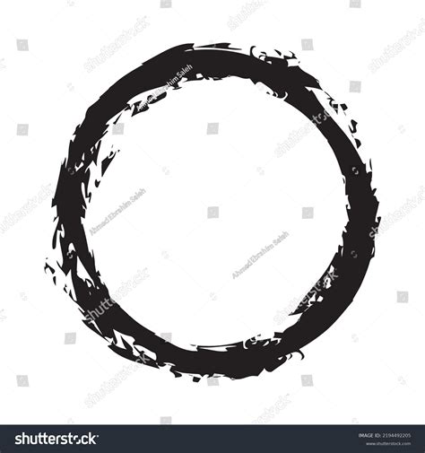 circular rounded frame vector black geometric stock vector royalty