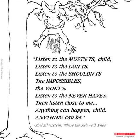 Poems From Shel Silverstein With Valuable Lessons Artofit