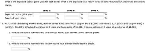 Solved Excel Activity Bond Valuation Clifford Clark Is A