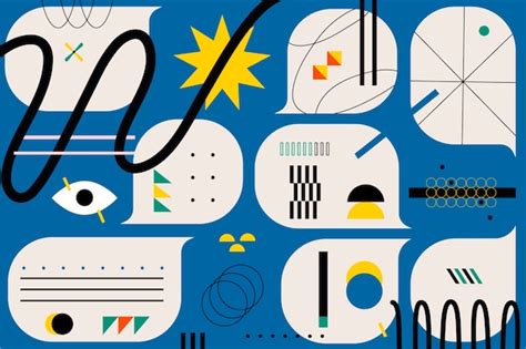 동적 기하학적 모양 배경 무료 벡터