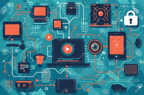 Premium Photo A Group Of Electronic Devices Connected To Each Other