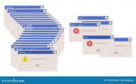 Critical Error System Message Screen Old Style Virus Popup Icon