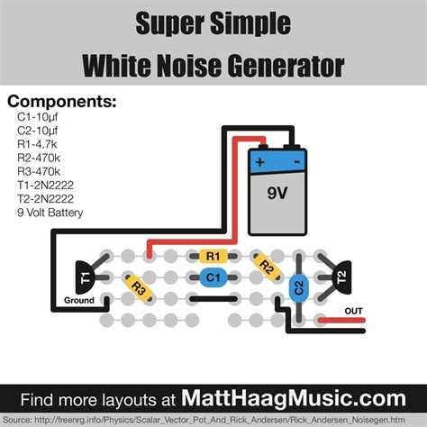 I Made A 9 Volt White Noise Generator R Synthdiy
